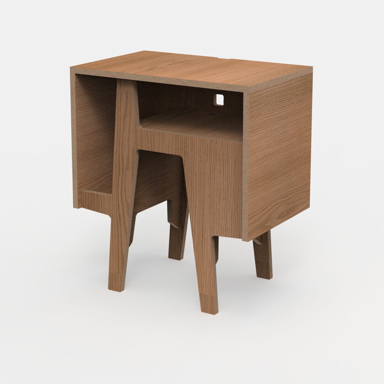 Buró para Recámara Moderno de MDF Diseño y Almacenamiento NW | Hecho y ...